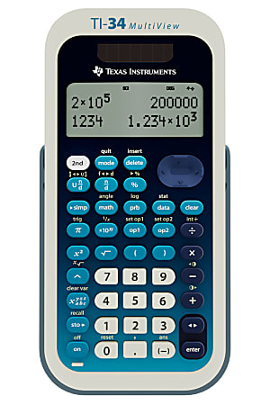 Texas Instruments TI 34 MultiView Scientific Calculator - Office Depot