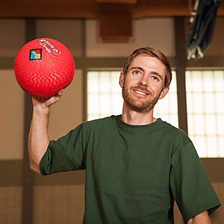 Champion Sports Playground Ball 8.50 Nylon Red Yellow Green Orange ...