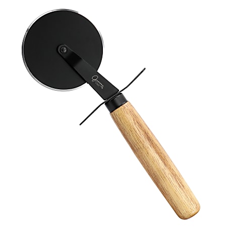 Gibson Elite 2 Piece Acacia Wood Serving Board And Pizza Cutter Set ...