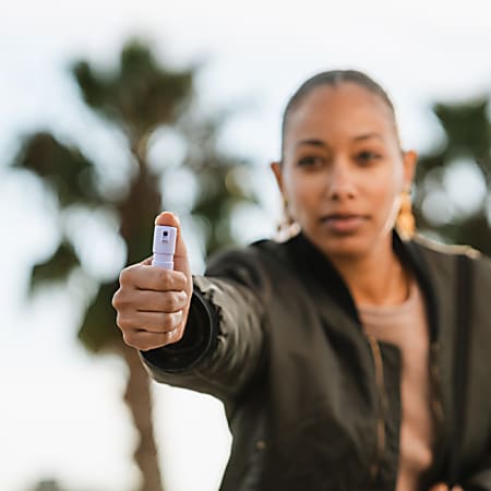 SABRE Might Discreet Pepper Spray 3 14 H x 34 W x 34 D - Office Depot