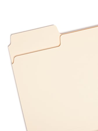 Smead SuperTab Heavyweight File Folders Letter Size 13 Cut Manila Box ...
