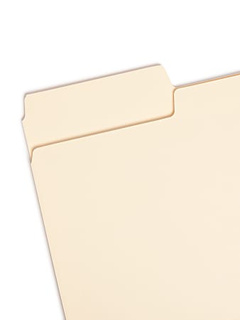 Smead SuperTab Heavyweight File Folders Legal Size 13 Cut Manila Box Of ...