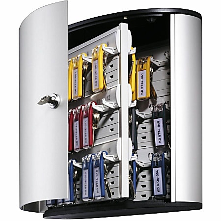 Durable 54 Key Locking Tag Style Aluminum Key Tag Cabinet 11 x 11 34 x ...