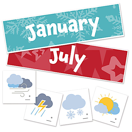 Learning Resources Weather Tracker Pocket Chart Multicolor - Office Depot