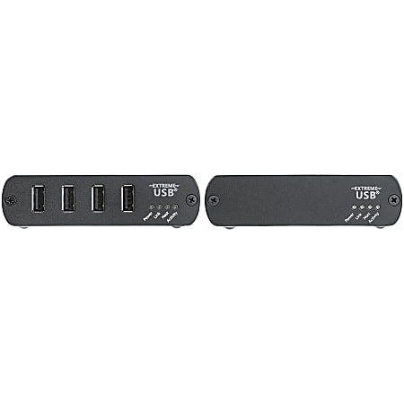 StarTech.com 4 Port USB 2.0 Extender over EthernetIP Network Hub up to ...