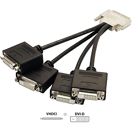 VisionTek VHCDI to 4x SL DVI D Adapter MF DVIVHDCI Video Cable for ...