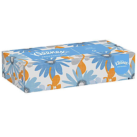 Kleenex 2 Ply Facial Tissues FSC Certified White 125 Tissues Per Box ...