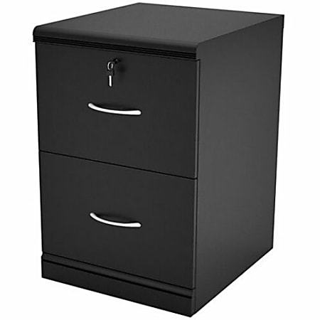 Z Line Designs 16 34 D Vertical 2 Drawer File Cabinet Black - Office Depot