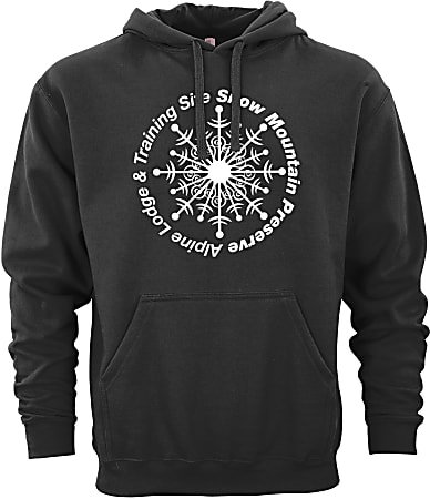 Custom M O Unisex Screened Pullover Hoodie - Office Depot