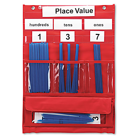 Learning Resources Pocket Chart 17 34 x 13 Counting And Place Value ...
