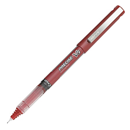 Pilot Precise V5 Liquid Ink Rollerball Pens Extra Fine Point 0.5 mm Red ...