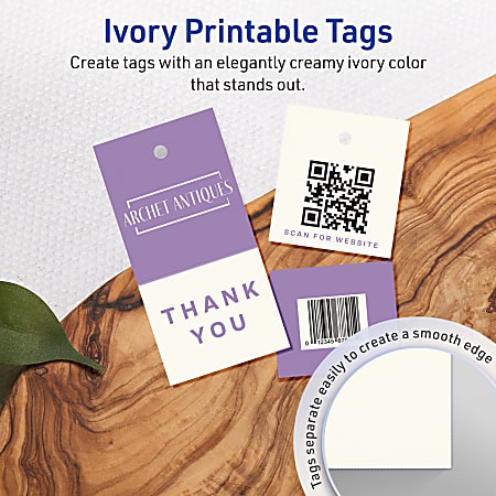 Avery Print To The Edge Price Tags With Sure Feed Technology 1 12 x3 ...
