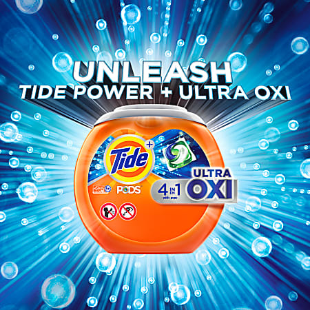 Tide PODS Liquid Laundry Detergent Soap Pacs 4 n 1 Ultra Oxi 33 Oz ...
