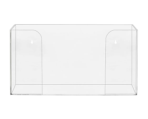 Alpine Acrylic Single Box Glove Dispensers 5 13 x 10 15 x 4 Clear Pack ...