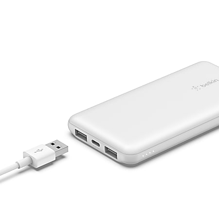 Belkin BoostCharge Power Bank 10K For IphoneSamsungGoogle Pixel White ...