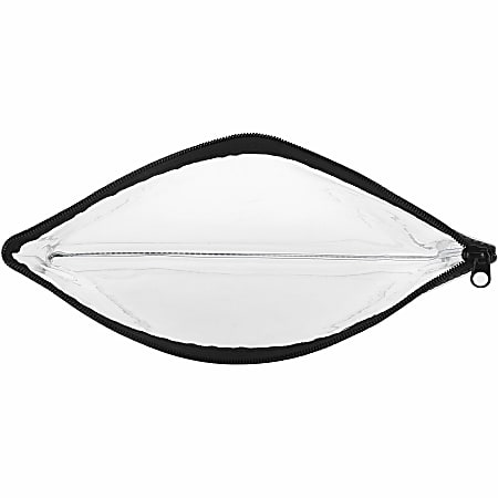 Sparco Wallet Bag 6 Width x 11 Length Zipper Closure Clear Currency ...