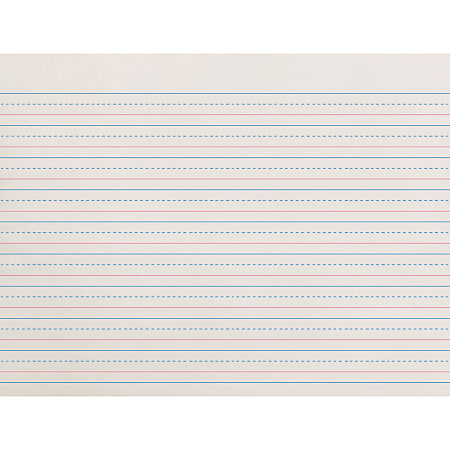 Pacon® Broken Midline Writing Paper, Grade 2-3, 1/2" x 1/4" x 1/4", LW