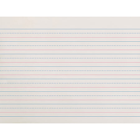 Pacon Broken Midline Writing Paper Grade 1 58 x 516 x 516 - Office Depot