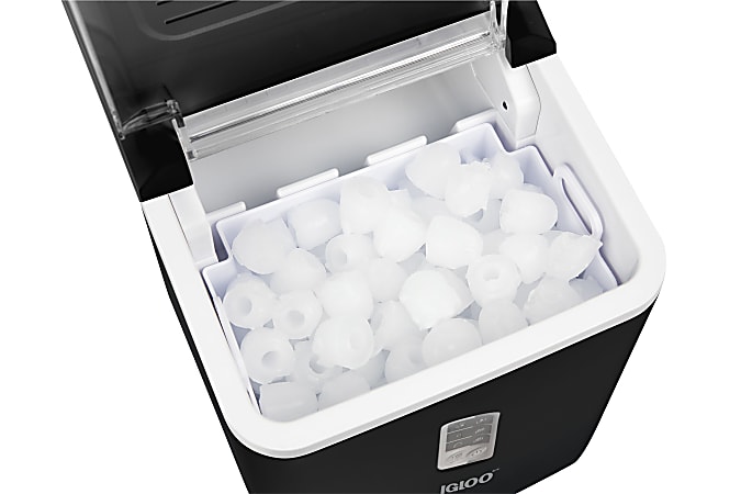 Igloo Automatic Self Cleaning 26 Lb Ice Maker Black - Office Depot
