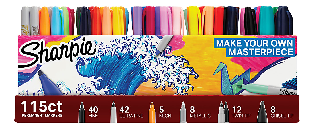 Sharpie Ultimate Pack Assorted Colored Pack Of 115 - Office Depot