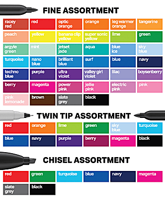 Sharpie Ultimate Pack Assorted Colored Pack Of 115 - Office Depot