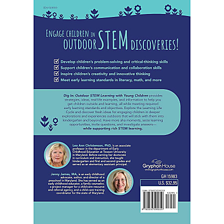Gryphon House Dig In Outdoor STEM Learning With Young Children Book ...