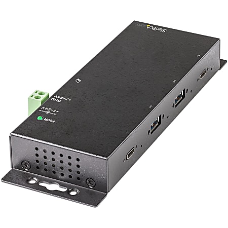 StarTech.com 4 Port USB C Hub 10Gbps Metal Industrial USB C Hub 2x USB ...