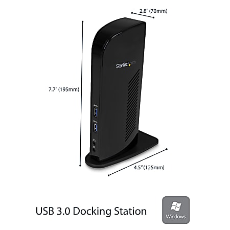 StarTech.com USB 3.0 Docking Station Compatible with WindowsmacOS ...