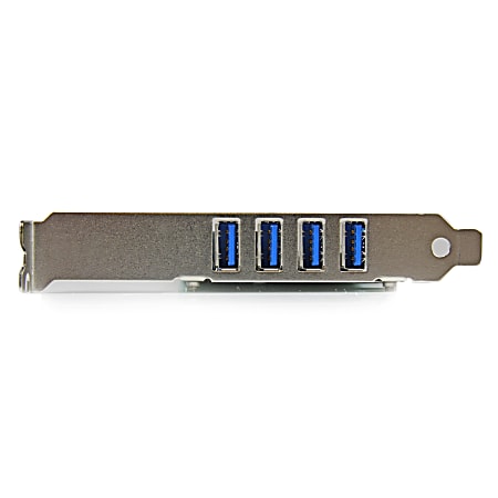 StarTech.com 4 Port PCI Express PCIe SuperSpeed USB 3.0 Controller Card ...