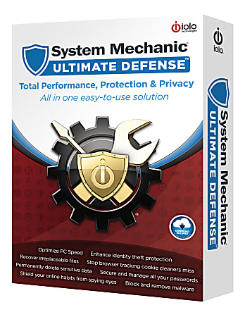 iolo Technologies System Mechanic Ultimate Defense Product Key Card ...