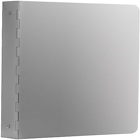 JAM PAPER 3 Ring Aluminum Binder 1.5 inch Silver Sold Individually ...