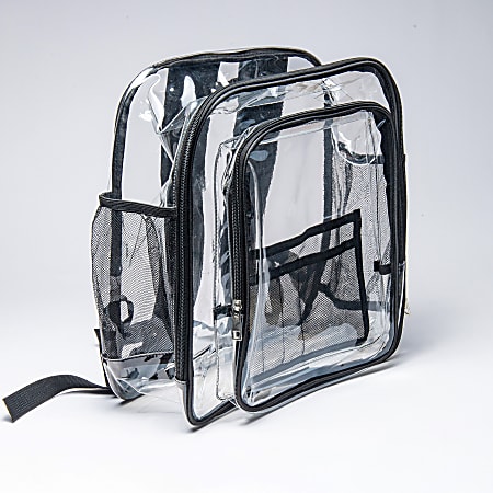 Promarx Backpack 14 H x 13 W x 7 D Clear - Office Depot