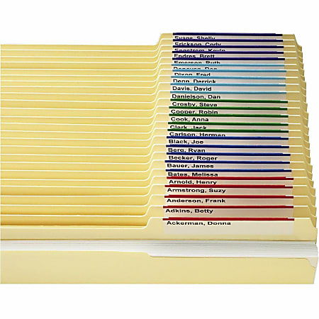 Smead Viewables Hanging Folder Labels Pack of 25 - Office Depot