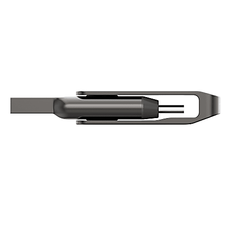 Lexar JumpDrive Dual Drive D400 USB Flash Drive 256 GB Silver - Office ...