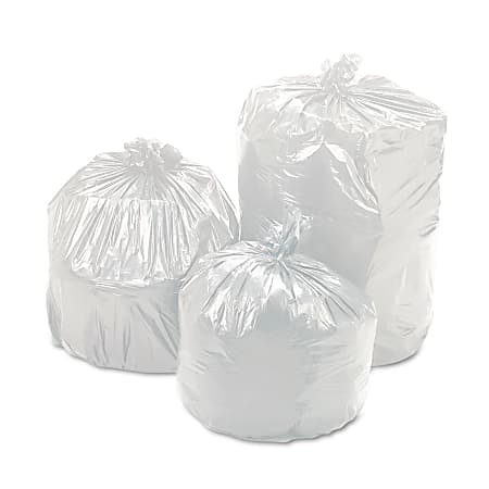 SKILCRAFT Shredder Bags 49 x 51 60 Gallons Clear 25 Bags Per Roll Set ...