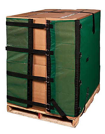 Pallet Wrapz Reusable Pallet Wrap With Gorilla Grips 4 x 14 15 Green ...