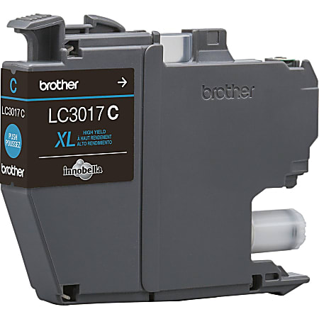 Brother LC3017I Cyan High Yield Ink Cartridge LC3017C - Office Depot