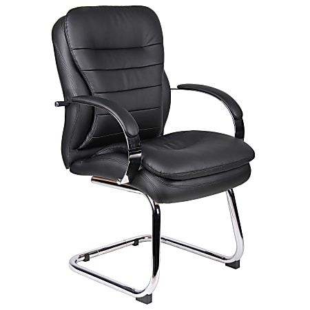 Boss Traditional Guest Chair Sled Base 41 12 H x 25 W x 28 D ...