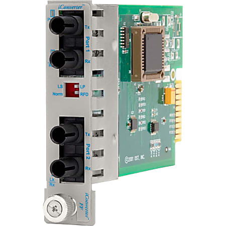Omnitron Systems iConverter OC3STM1 Fiber Converter 1 x ST 1 x ST OC 3 ...