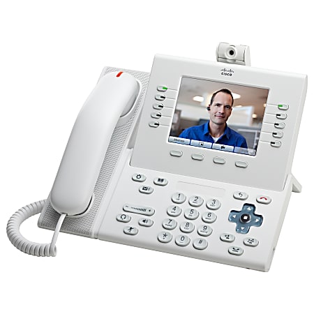 Cisco Unified 9951 IP Phone Desktop White 1 x Total Line VoIP 5 LCD 2 x ...