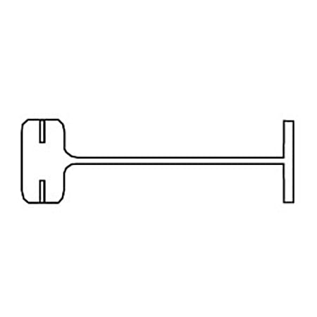 Office Depot® Brand Tagger Tails, 1", Box Of 5,000
