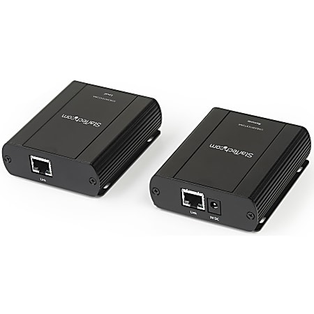 StarTech.com USB 2.0 Extender over Cat5e or Cat6 Ethernet Cable ...