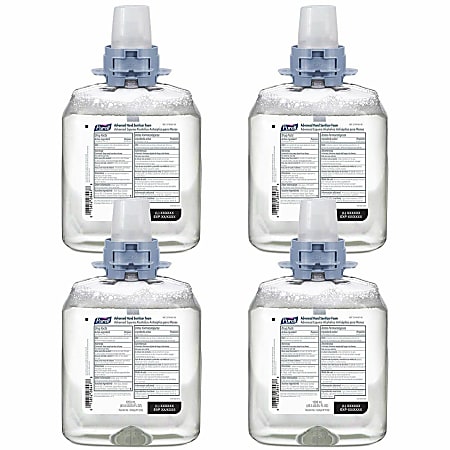 Purell Advanced Hand Sanitizer Foam Refills 40.57 Oz Pack Of 4 Refills ...