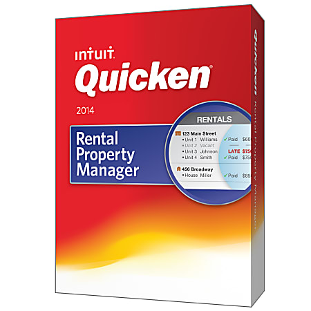 Quicken Rental Property Manager 2014 Traditional Disc - Office Depot