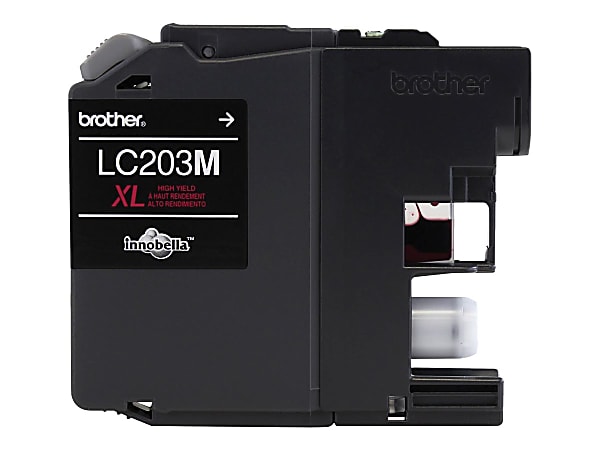 Brother LC203 Magenta High Yield Ink Cartridge LC203MS - Office Depot