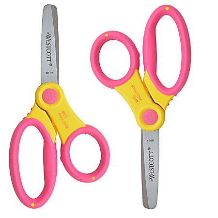 Westcott Kids Scissors With Antimicrobial Protection 5 Blunt Assorted ...