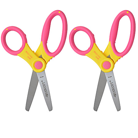 Westcott Kids Scissors With Antimicrobial Protection 5 Blunt Assorted ...