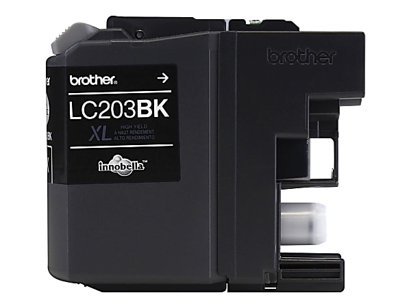 Brother LC203 Black High Yield Ink Cartridge LC203BKS - Office Depot