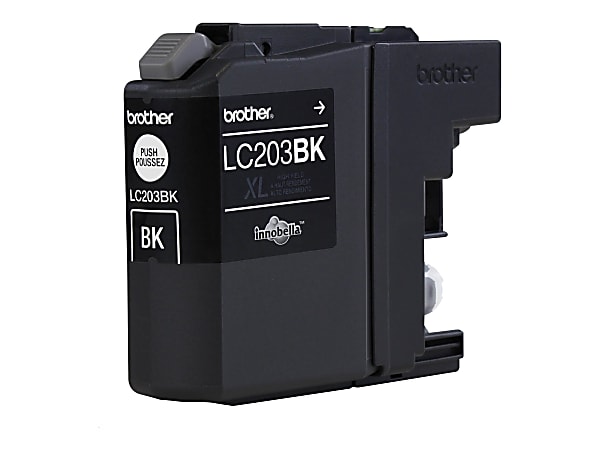 Brother LC203 Black High Yield Ink Cartridge LC203BKS - Office Depot