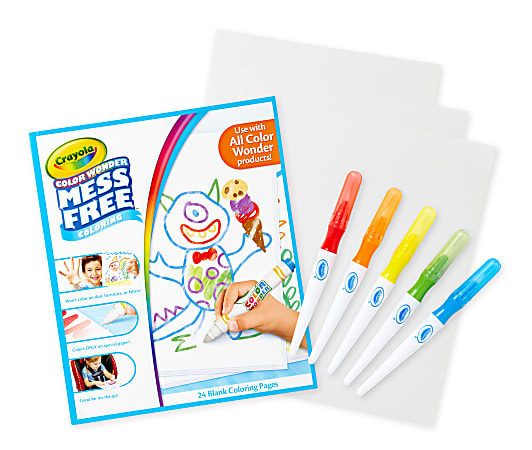 Crayola Color Wonder Paintbrush Pen Set Assorted Colors Set Of 29 ...